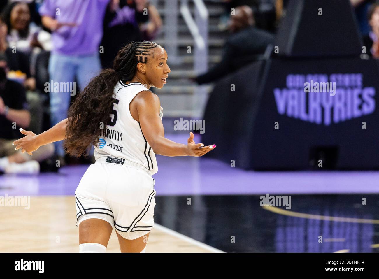 SAN FRANCISCO, CA - JULY 14: Golden State Valkyries forward Kayla ...