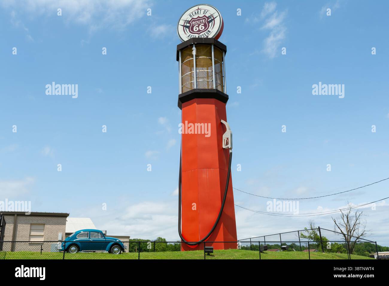 Sapulpa, Oklahoma, USA - June 18th 2025 - The worlds tallest gas pump ...