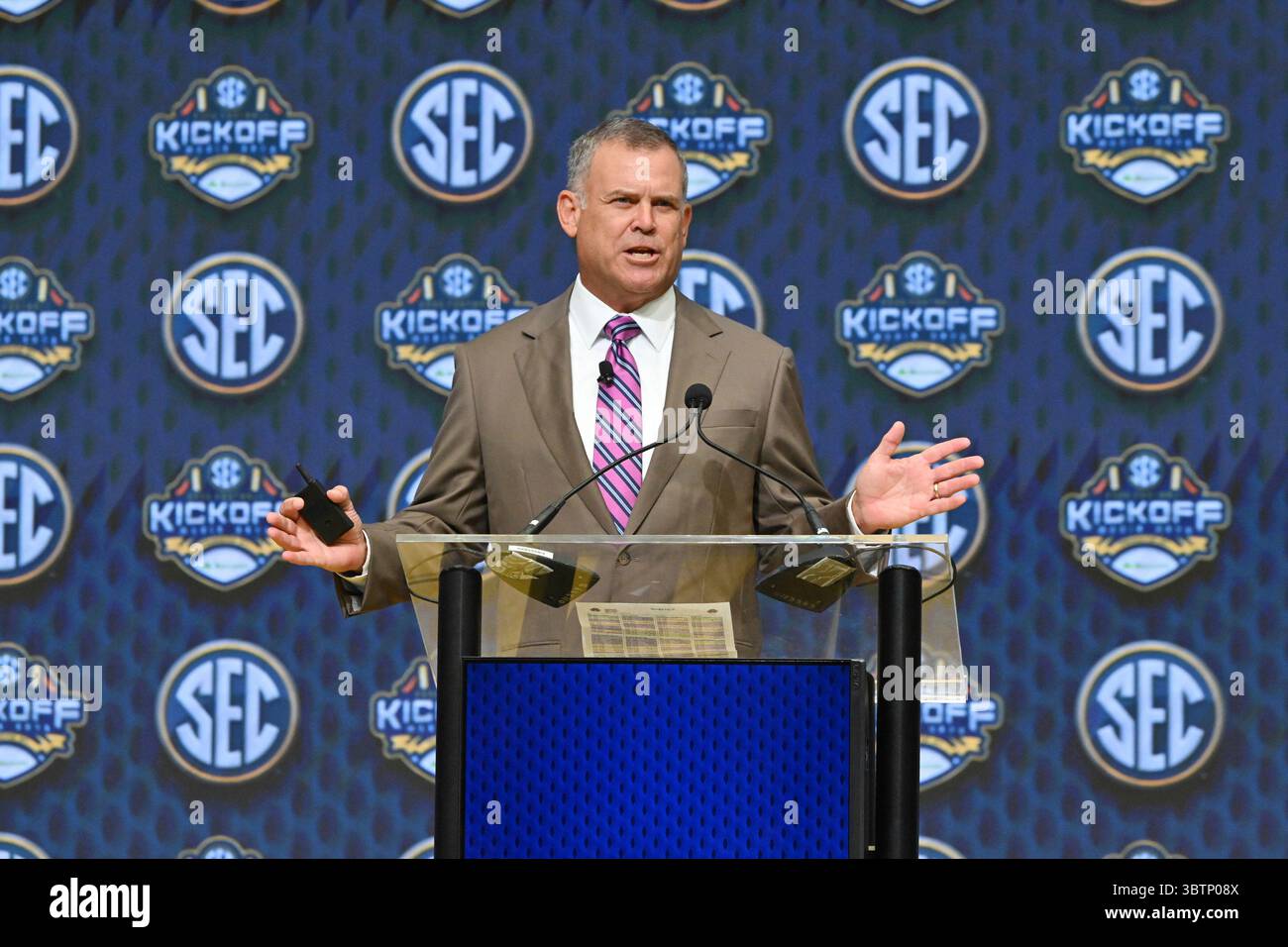 ATLANTA, GA - JULY 15: SEC Coordinator of Football Officials John ...