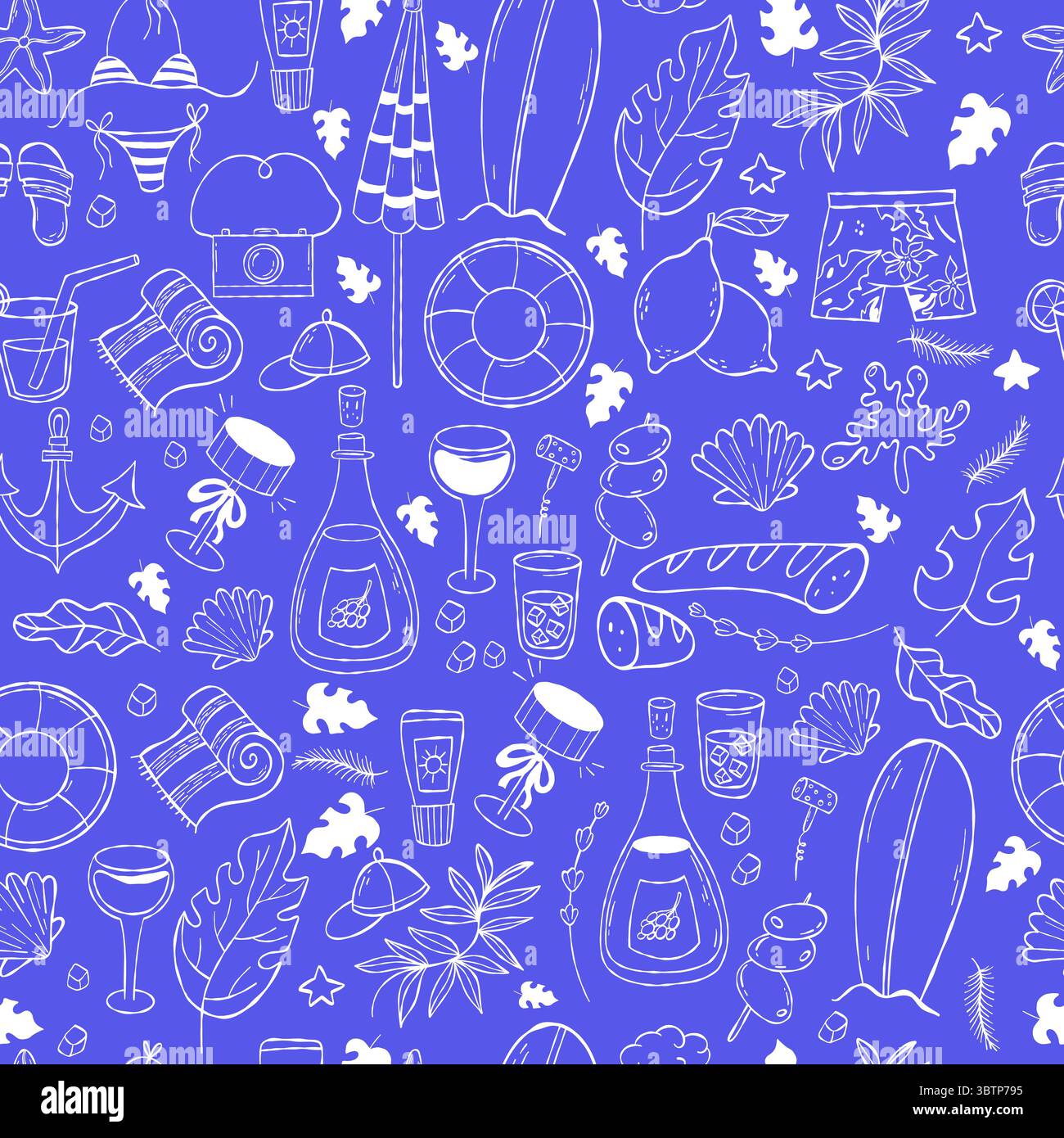 Blue cocktail in vintage Stock Vector Images - Alamy