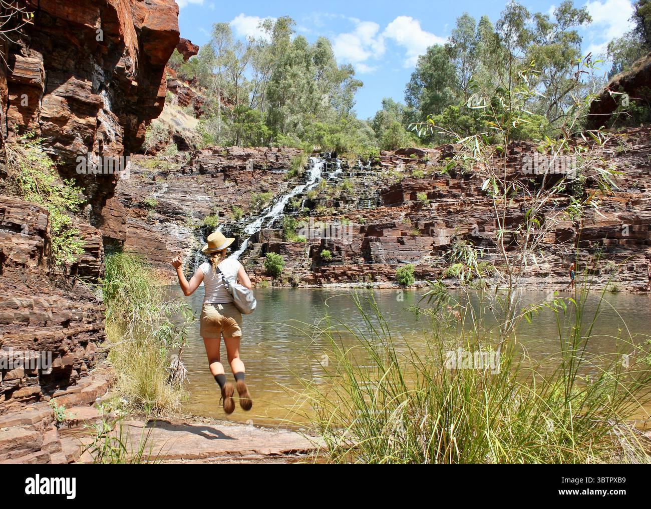 Hiking swimming karijini national hi-res stock photography and images ...