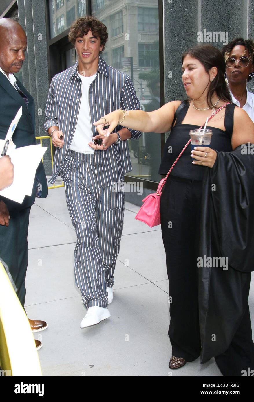 NEW YORK, NY- JULY 15: Gavin Casalegno seen at Live with Kelly & Mark ...