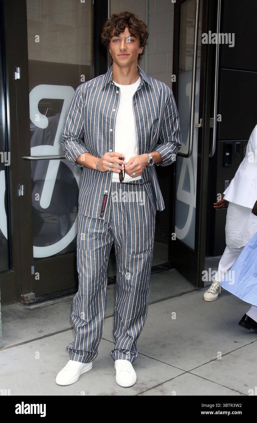 New York, NY, USA. 15th July, 2025. Gavin Casalegno seen at Live with ...