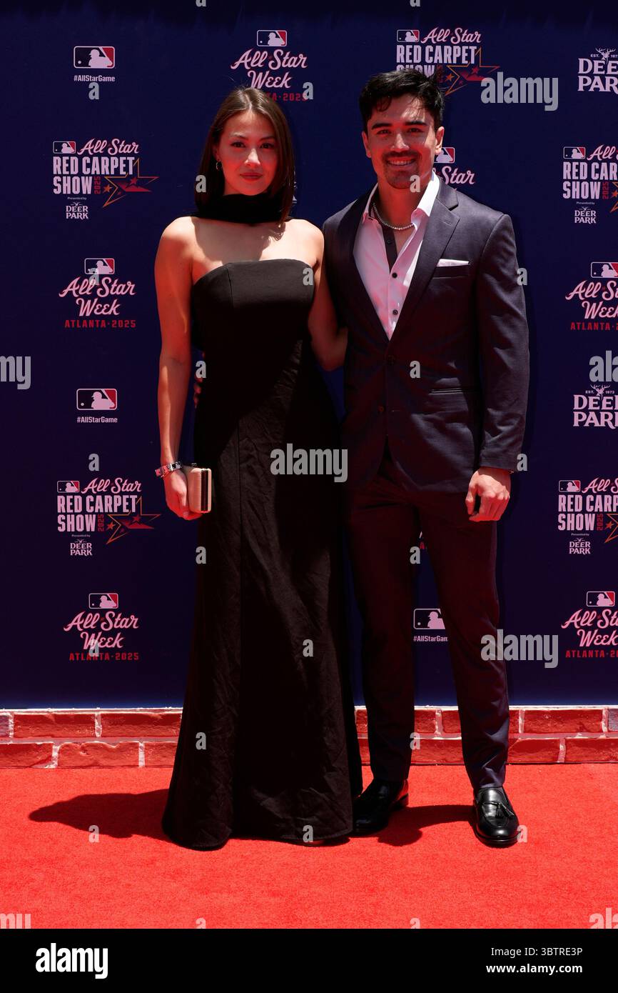Arizona Diamondbacks' Corbin Carroll arrives on the red carpet for the ...
