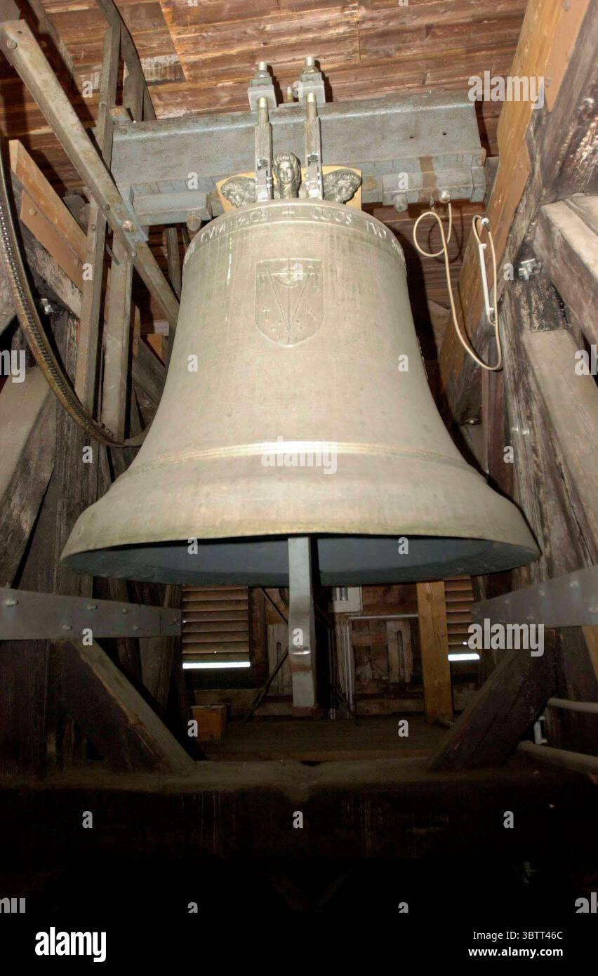 church bell in a christian building, bell ringing for prayer church ...