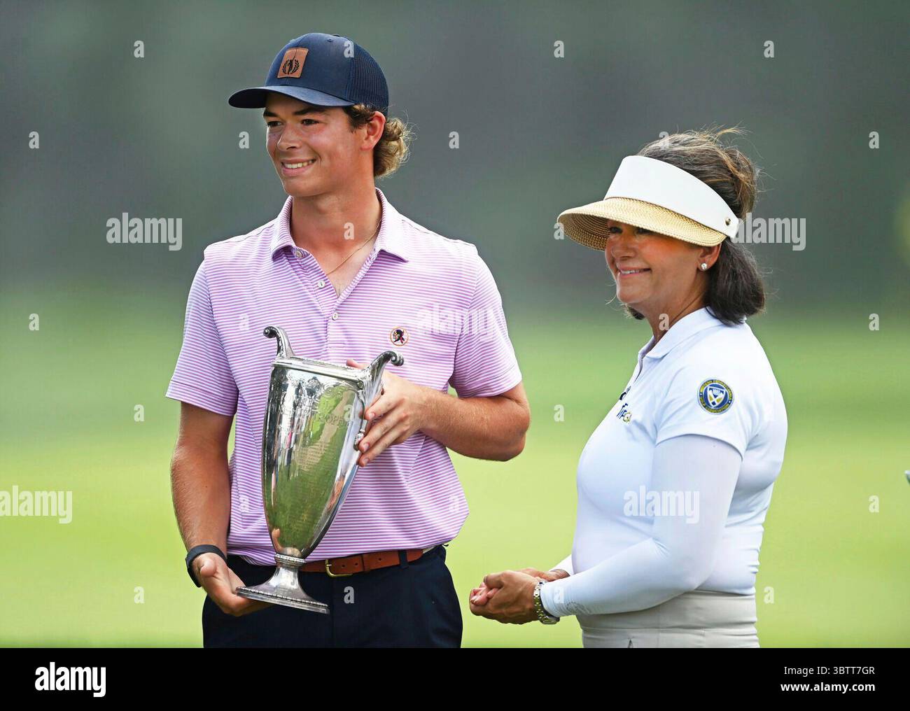 David Fuhrer, of Oakmont Country Club, is presented the the WPGA ...