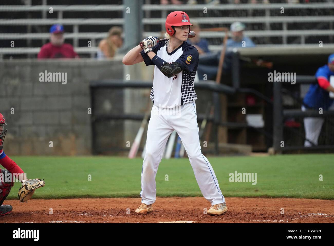 Brody Fowler (23) of the Post 115 Greer Warhawks in a South Carolina ...
