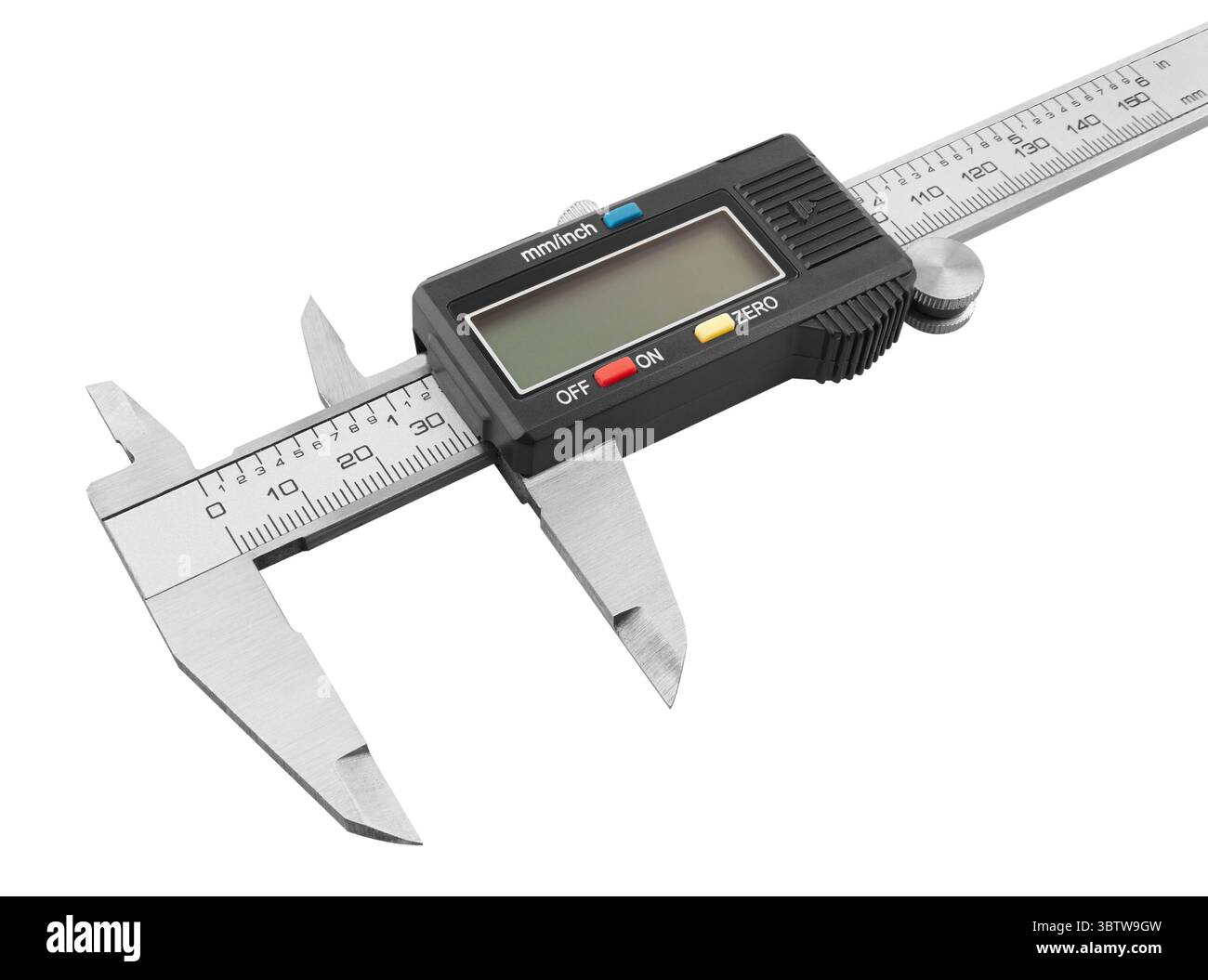 Dgital Electronic Vernier Caliper, isolated on white background Stock ...