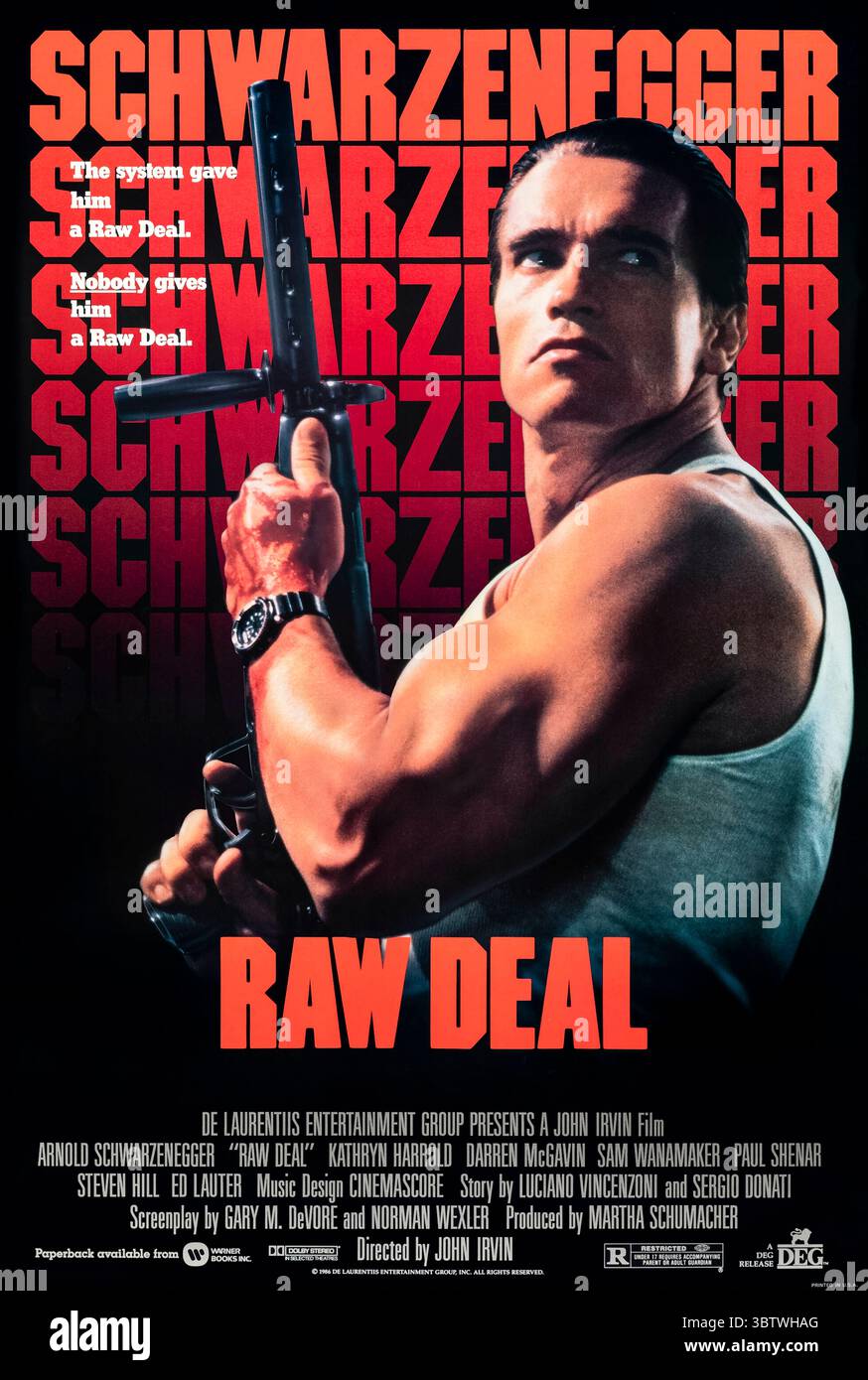 Raw Deal (1986) directed by John Irvin and starring Arnold ...