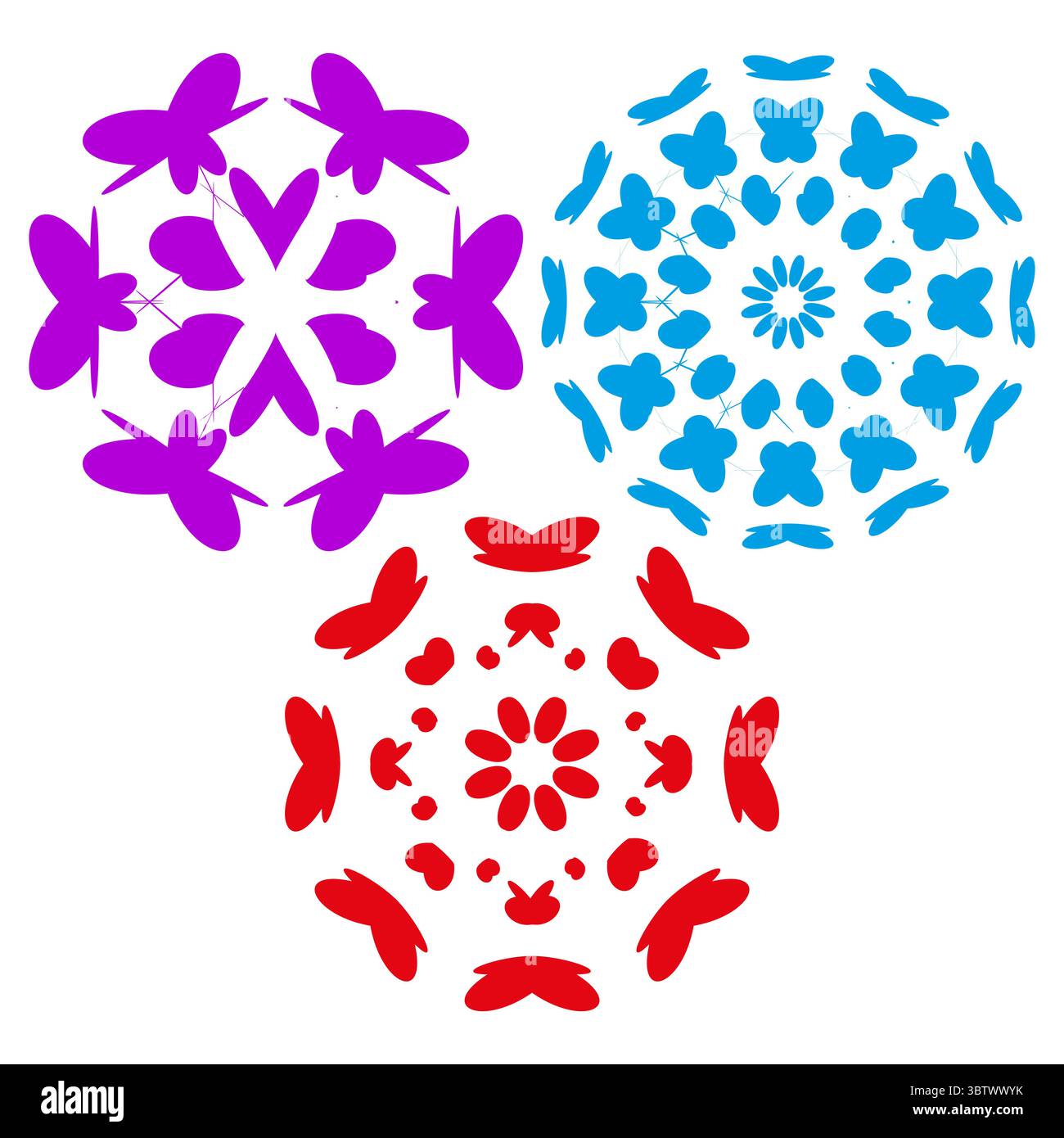 Abstract star forms. Vibrant pixel shapes. Bright geometric elements ...