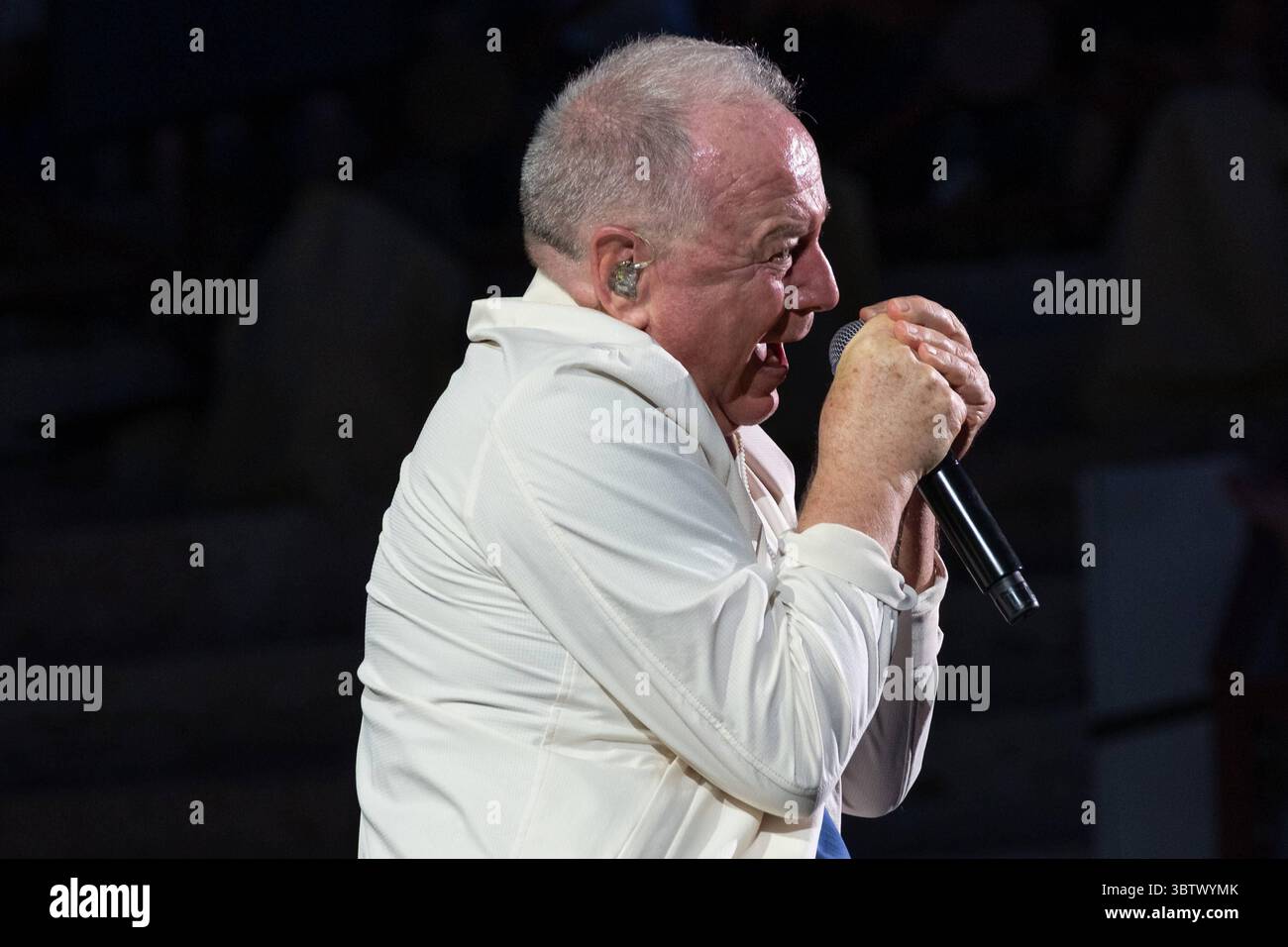 Music Concert - Simple Minds - Summer Live 2025 Jim Kerr, lead vocal of ...