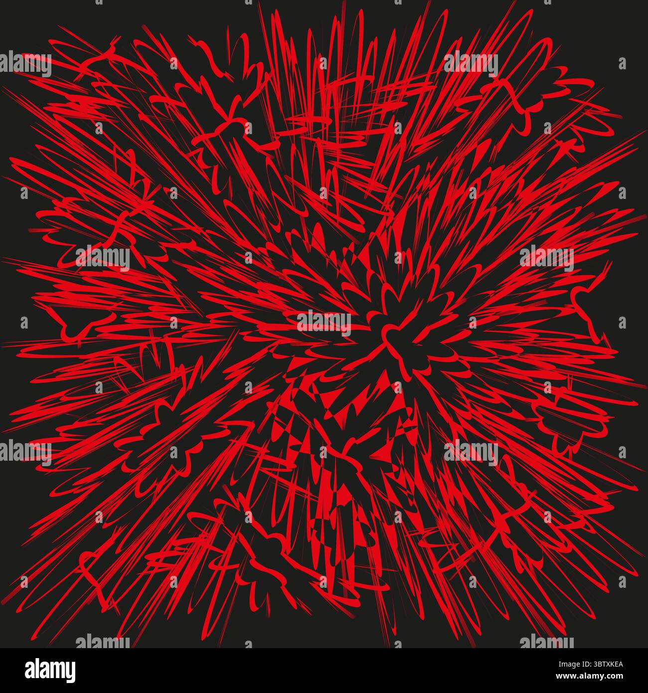 Red explosion lines. Abstract burst pattern. Dynamic motion Vector ...