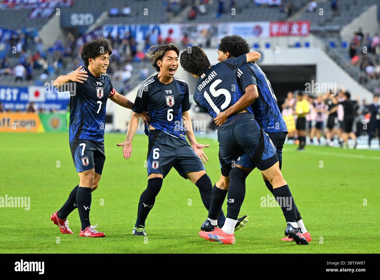 Yongin, South Korea. Credit: MATSUO. 15th July, 2025. (L-R) Yuki Soma ...