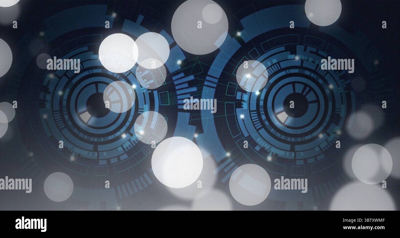 Modern grid pattern rotating elements hi-res stock photography and images - Alamy