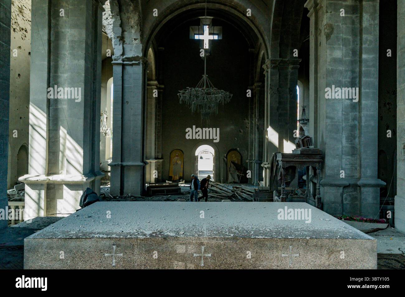 Destroyed ghazanchetsots cathedral hi-res stock photography and images ...
