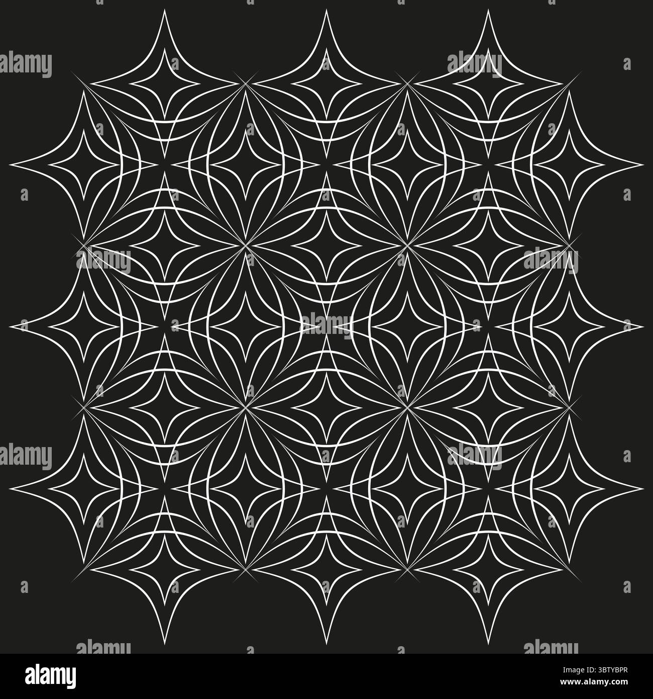 Abstract linear pattern. Geometric shape Vector. Textured wireframe ...