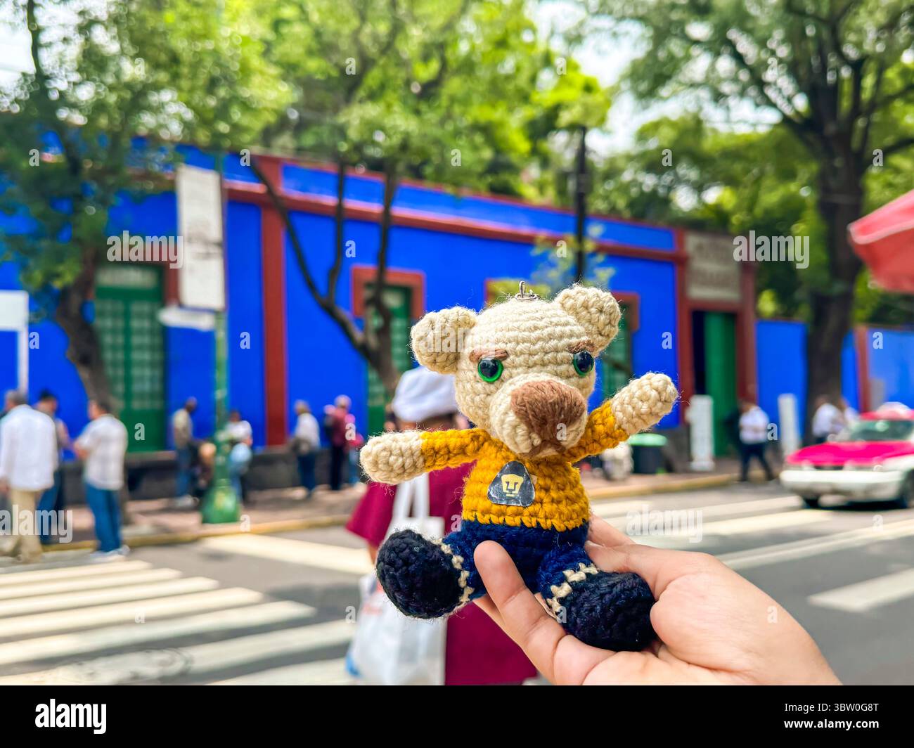 Goyo Frida Kahlo Museum, The Blue House, located in Coyoacán, the ...