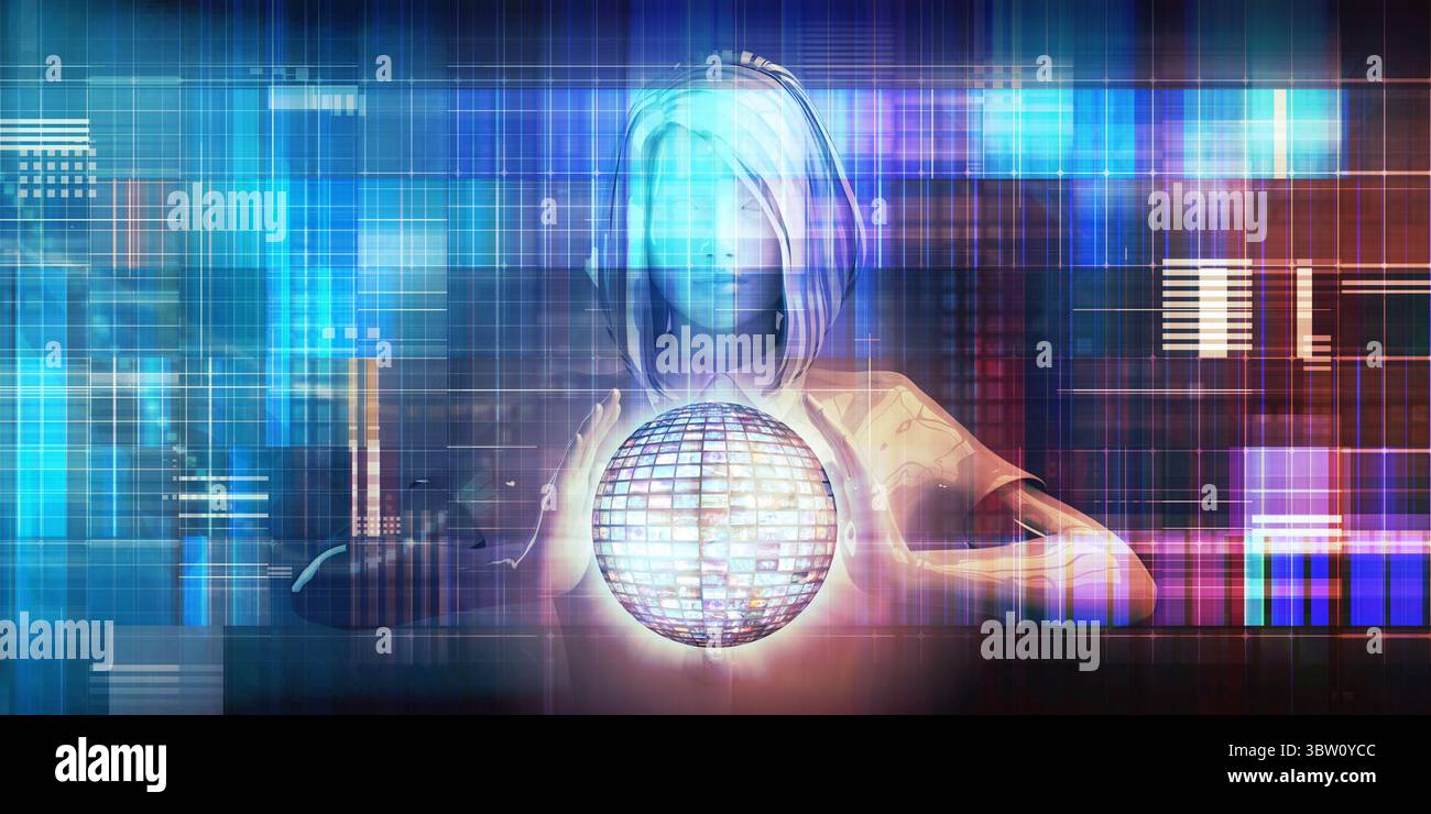 Technology Network Over the Internet and Wireless Stock Photo - Alamy