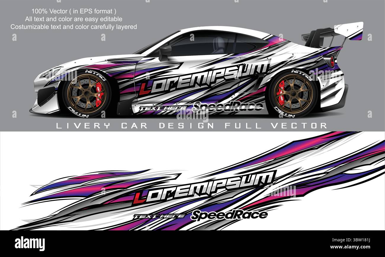 car livery graphic vector. abstract grunge background design for ...