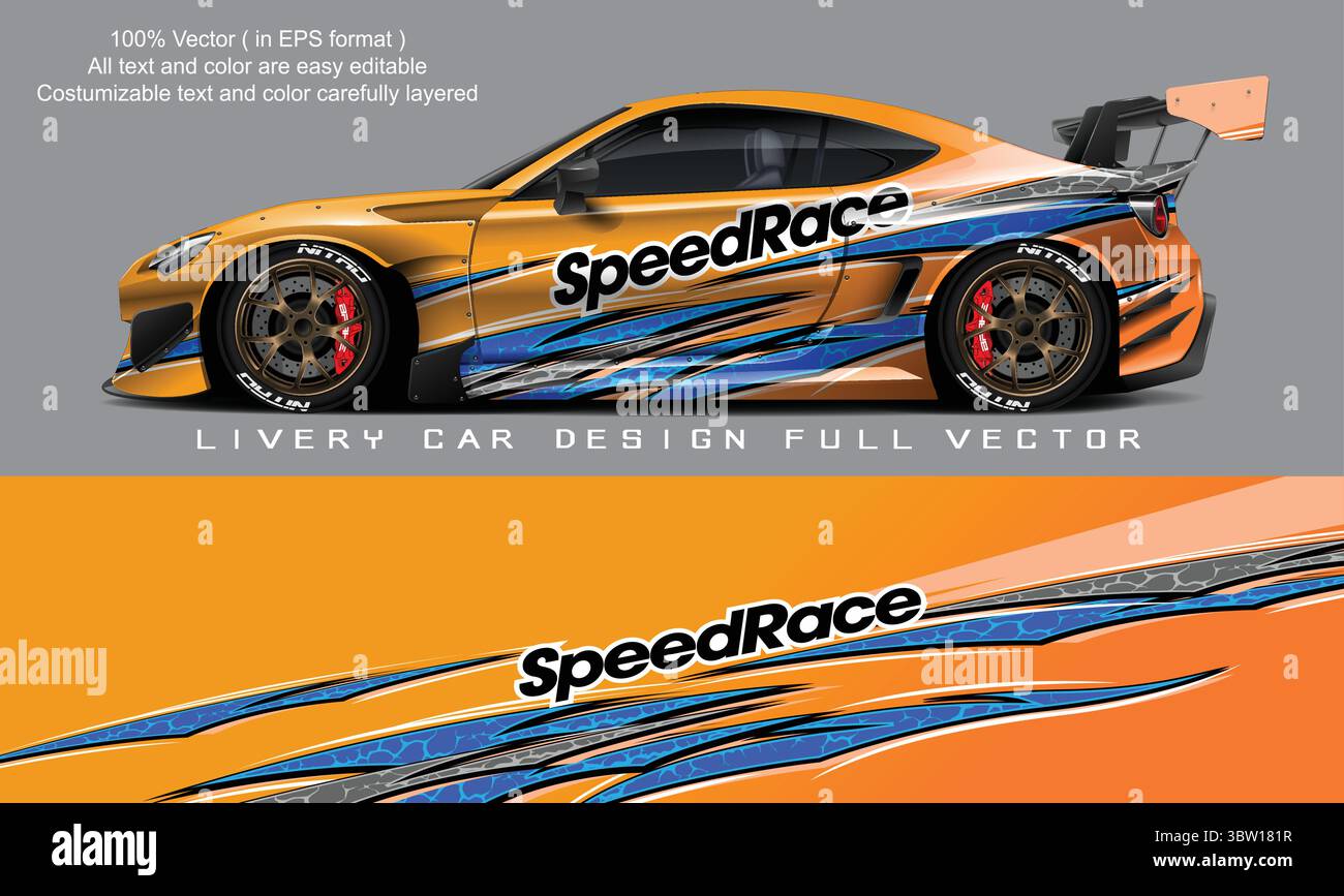 car livery graphic vector. abstract grunge background design for ...