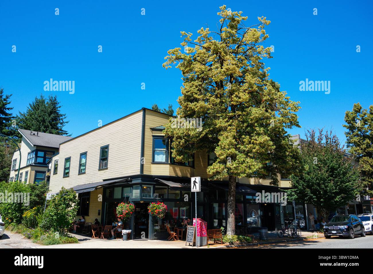 The historic Commercial Street Cafe building down Commercial Street in ...