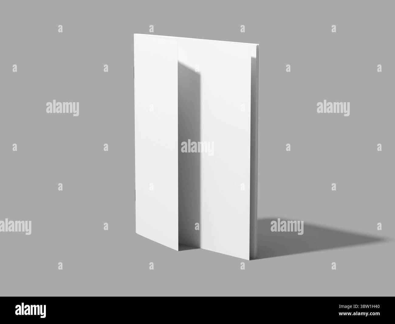 Standing A5 Booklet Mockup Stock Photo - Alamy