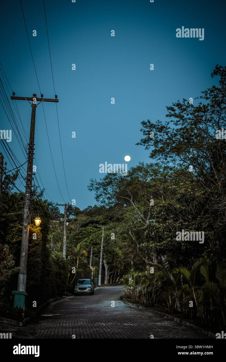Electric cables over street hi-res stock photography and images - Alamy