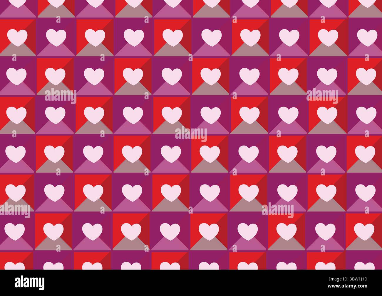 Valentines day pattern vector hi-res stock photography and images - Alamy