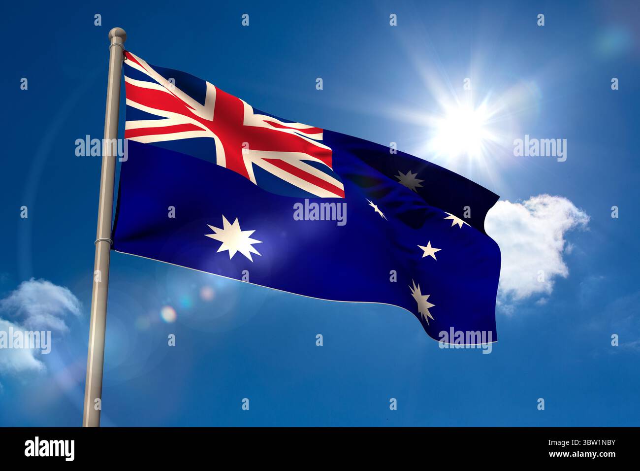 Flag ceremony australia hi-res stock photography and images - Alamy