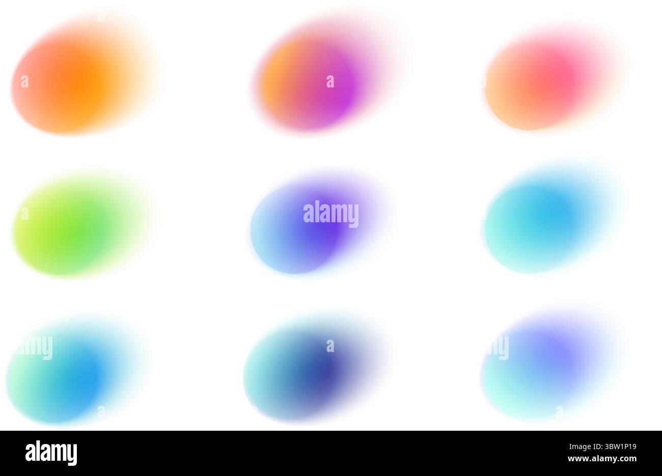 Blue soft noise gradient Cut Out Stock Images & Pictures - Alamy