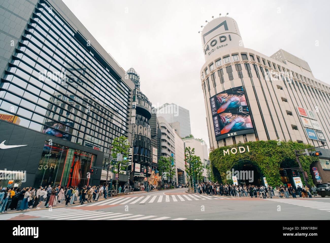 TOKYO, JAPAN - JULY 2 2025 Shibuya Modi Marui City Building . High ...
