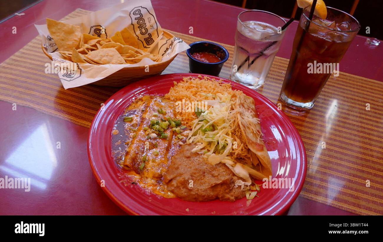 Los Angeles, California, USA 14th July 2025 Cheese Enchilada, Crispy ...
