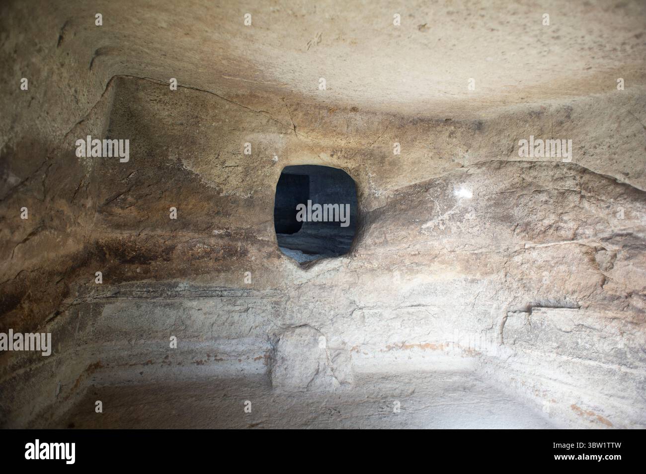 February 03/2024 Italy, Sardinia, Nuoro, Macomer, Domus de Janas are ...