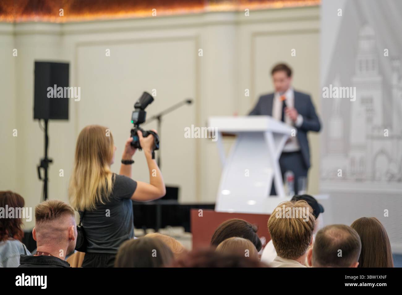 Attending a formal business event with a professional photographer ...