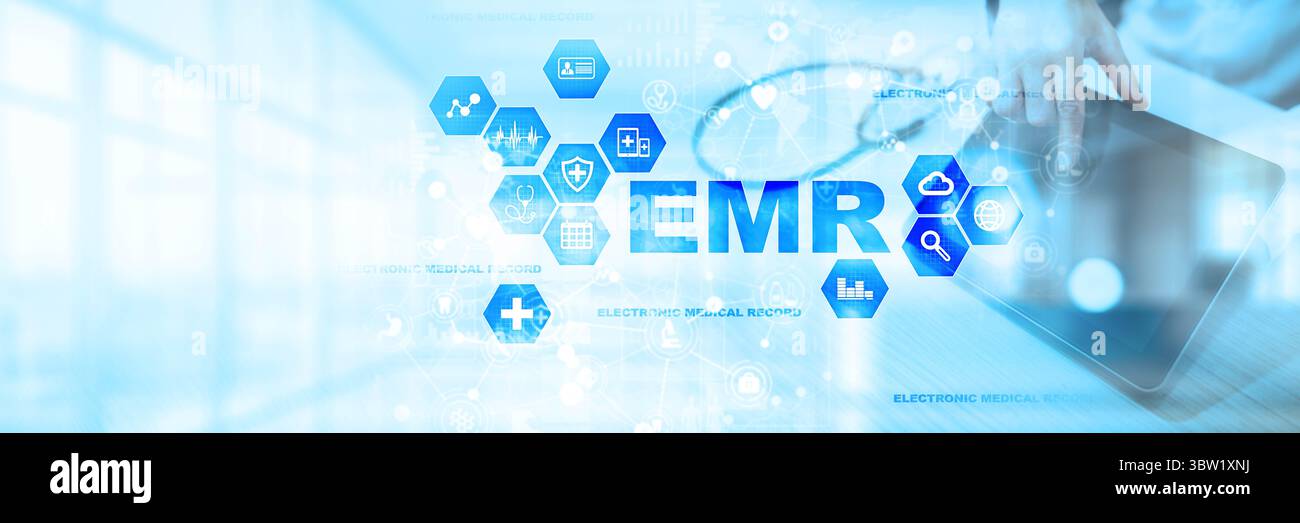 EHR Electronic Health Records and Medical Data Management Illustrated ...