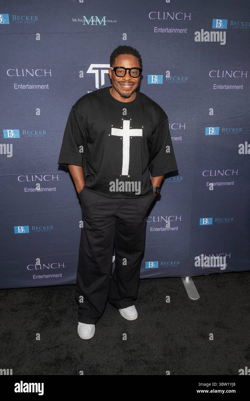Los Angeles, USA. 15th July, 2025. Actor Kareem Grimes attends Pre-ESPY ...