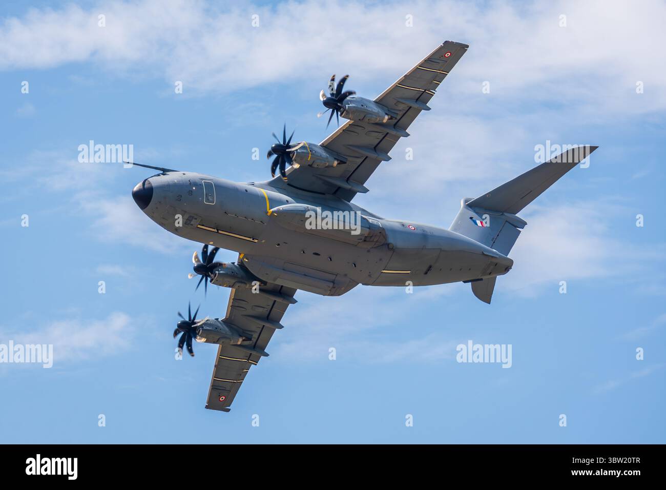 A French Air and Space Force Airbus A400M Atlas, the European four ...