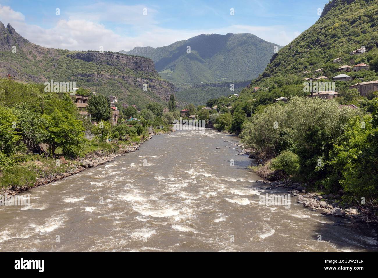 The industrial town of Alaverdi is situated deep in the Debed River ...