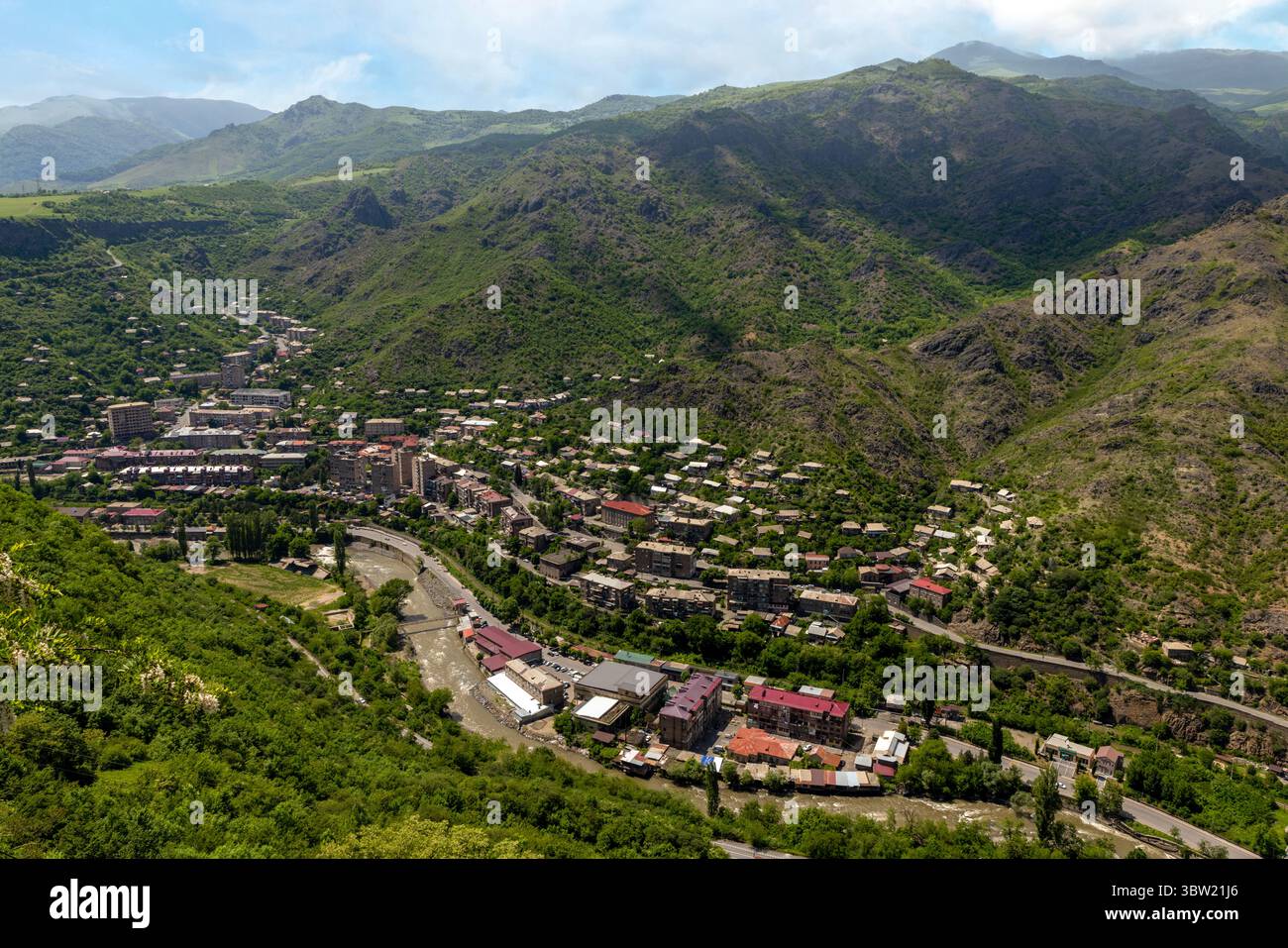 The industrial town of Alaverdi is situated deep in the Debed River ...