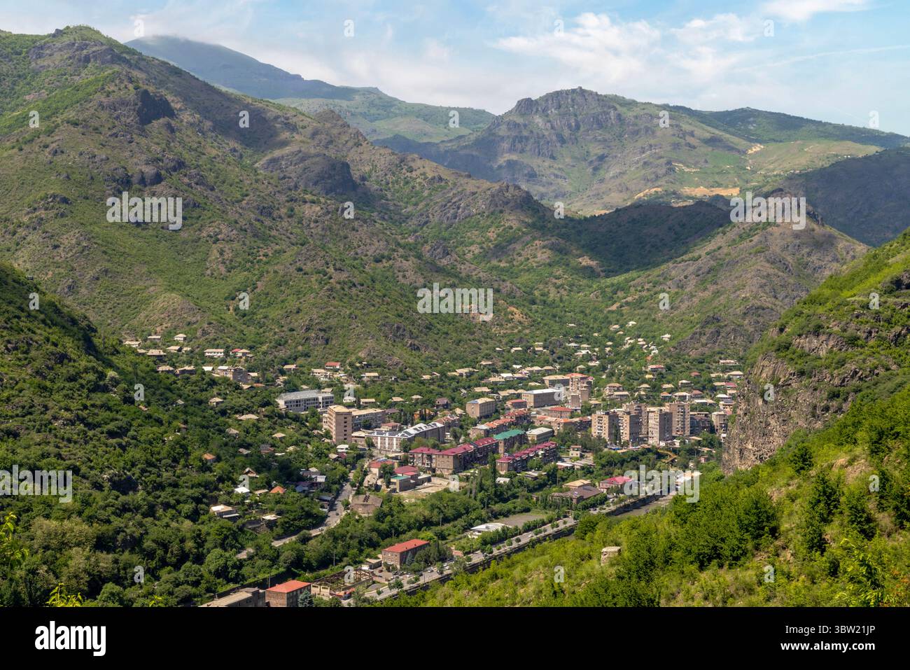 The industrial town of Alaverdi is situated deep in the Debed River ...