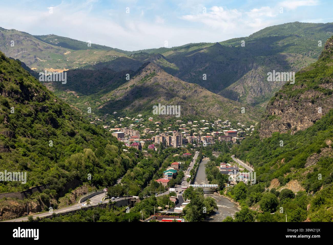 The industrial town of Alaverdi is situated deep in the Debed River ...