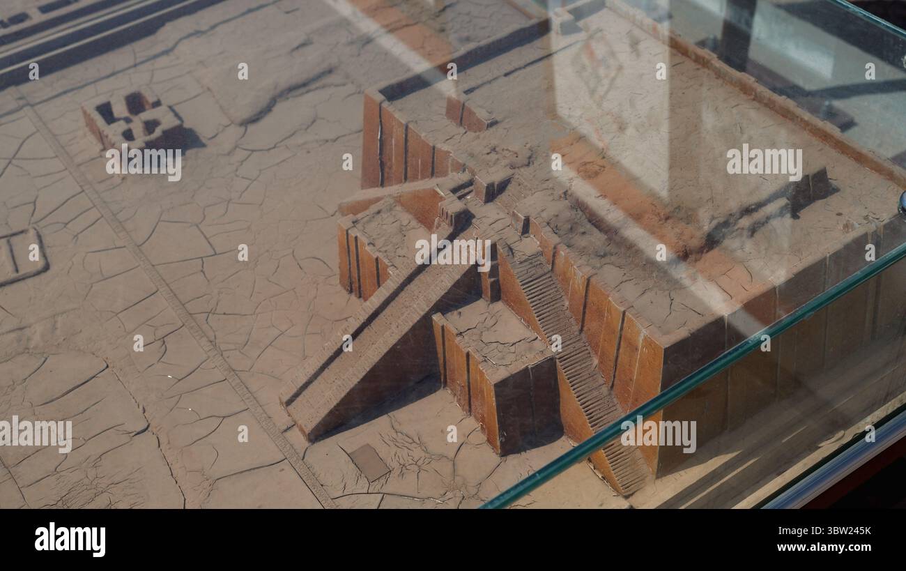 Ziggurat of Ur showcases its impressive stepped structure and ancient ...