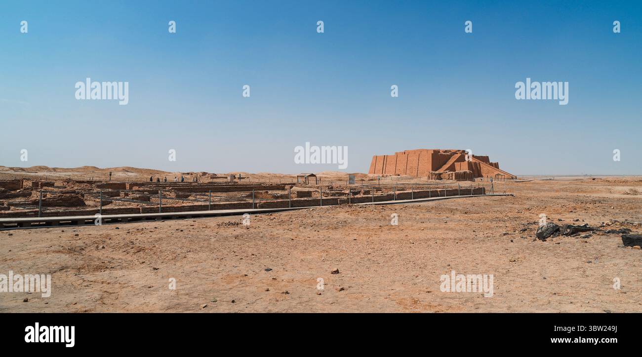 Explore the historical Ziggurat of Ur in Iraq, showcasing ancient ...