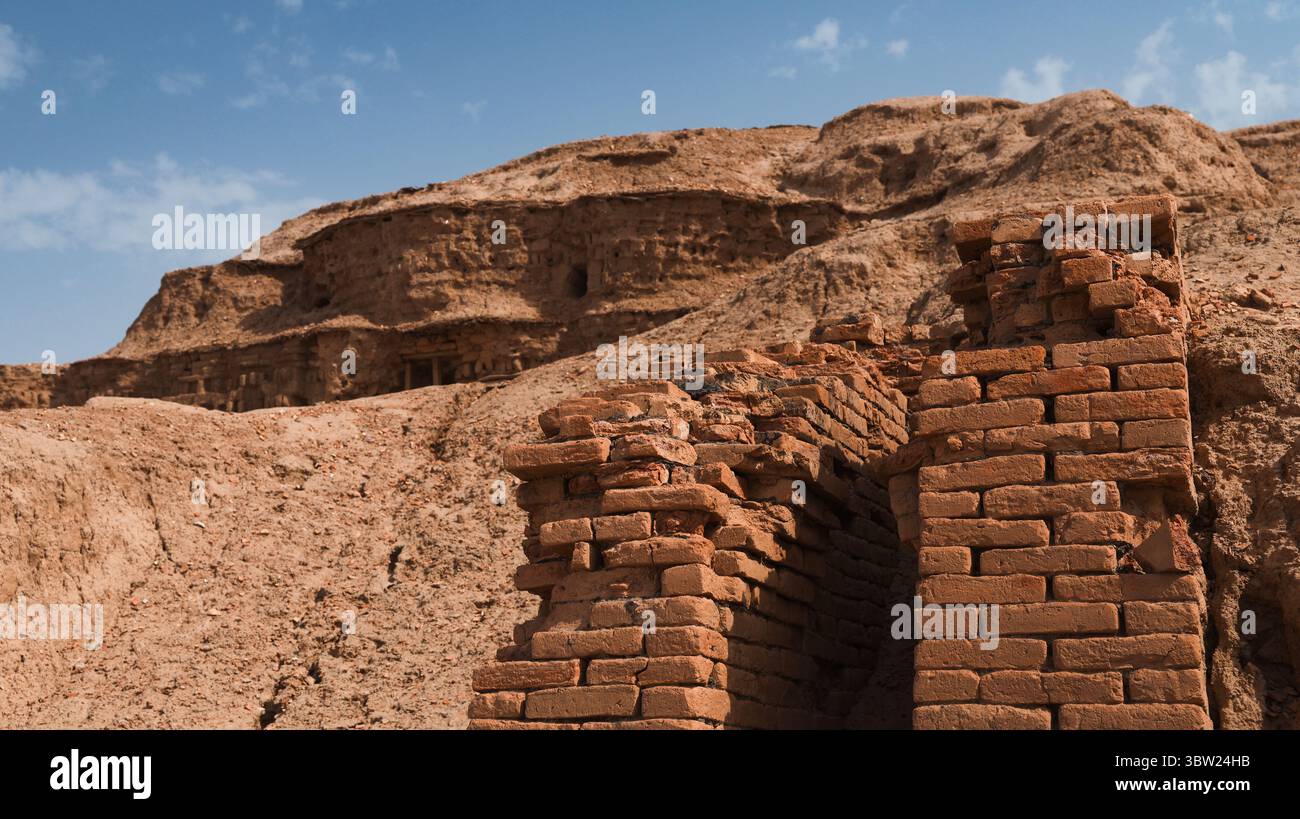 Exploring the ancient brick structures of Uruk in Iraq provides insight ...