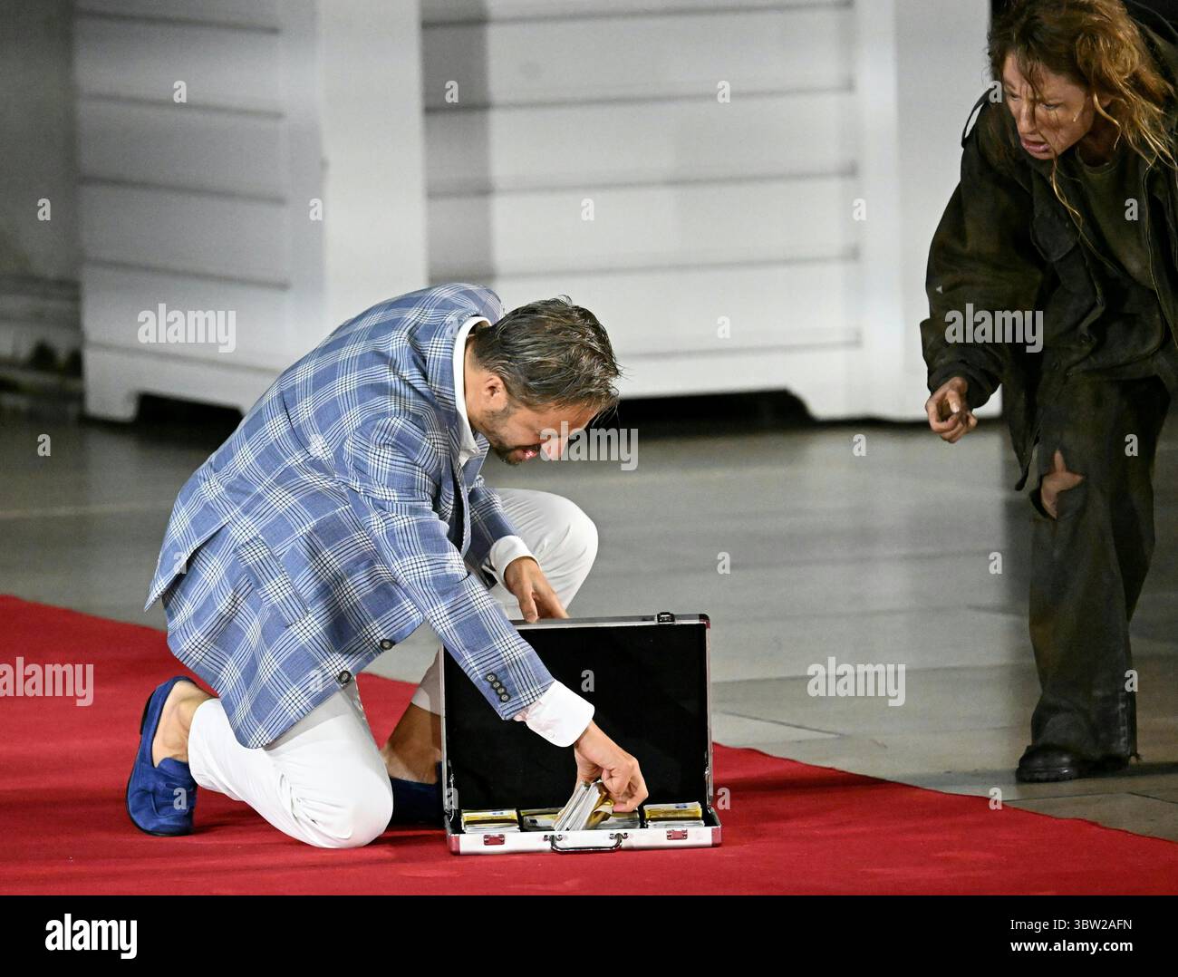 Salzburg, Austria. 15th July, 2025. ABD0123 20250715 - The photo rehearsal for the play ...