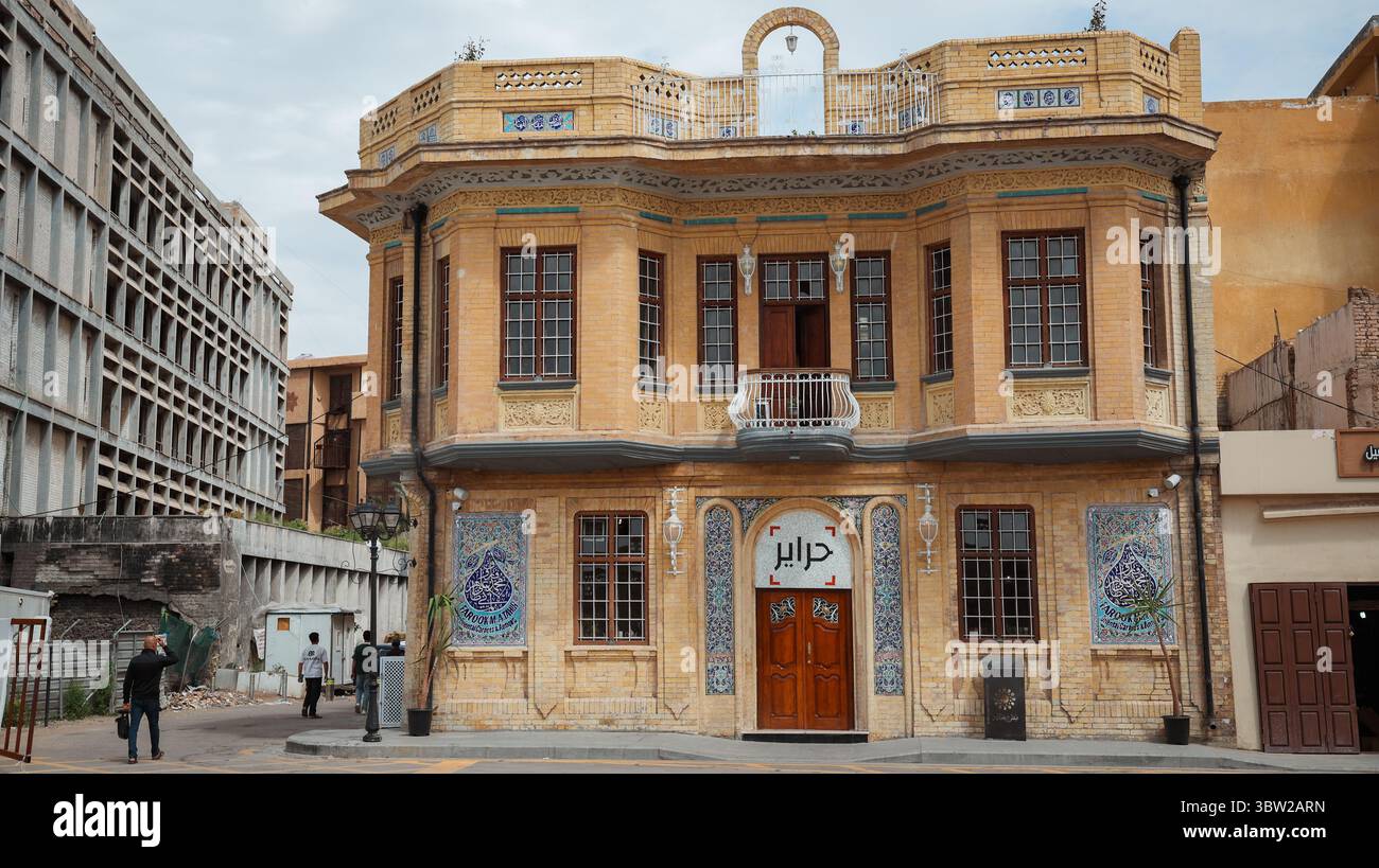 This location in Baghdad showcases a historic building with stunning ...