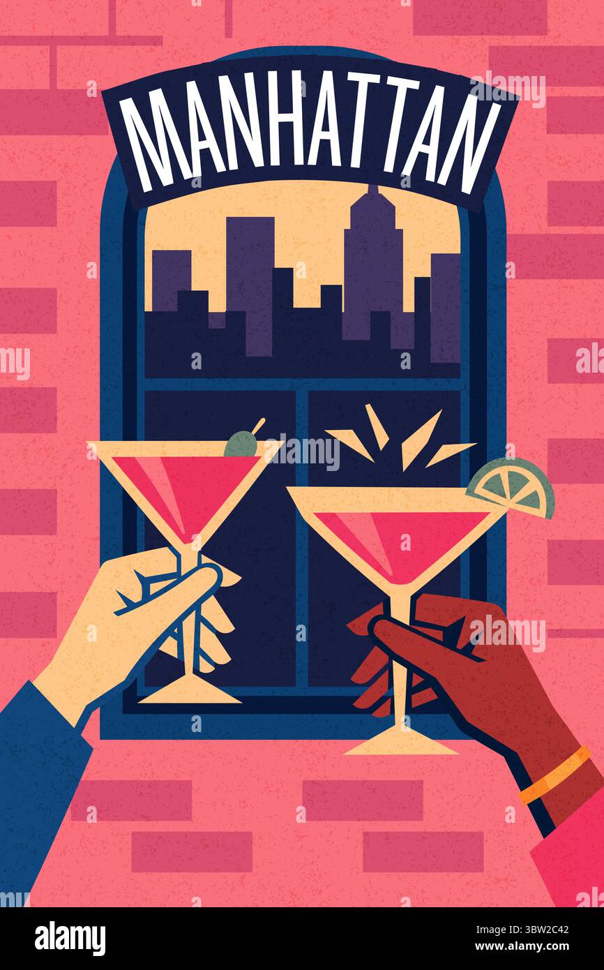 Cocktails view Stock Vector Images - Alamy