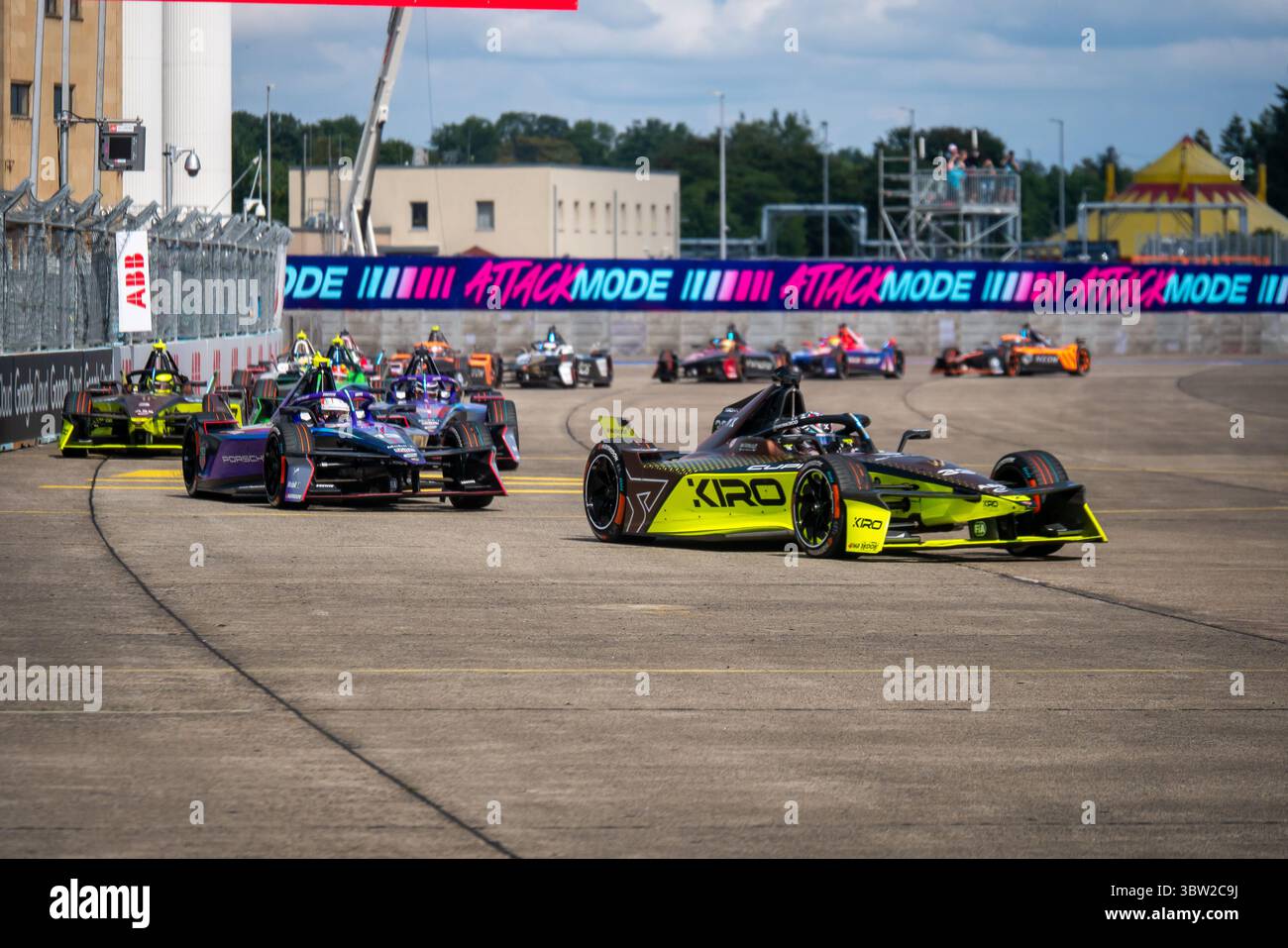 Formula E, Germany, Berlin, July 2025. Dan Ticktum (#33), Cupra Kiro ...