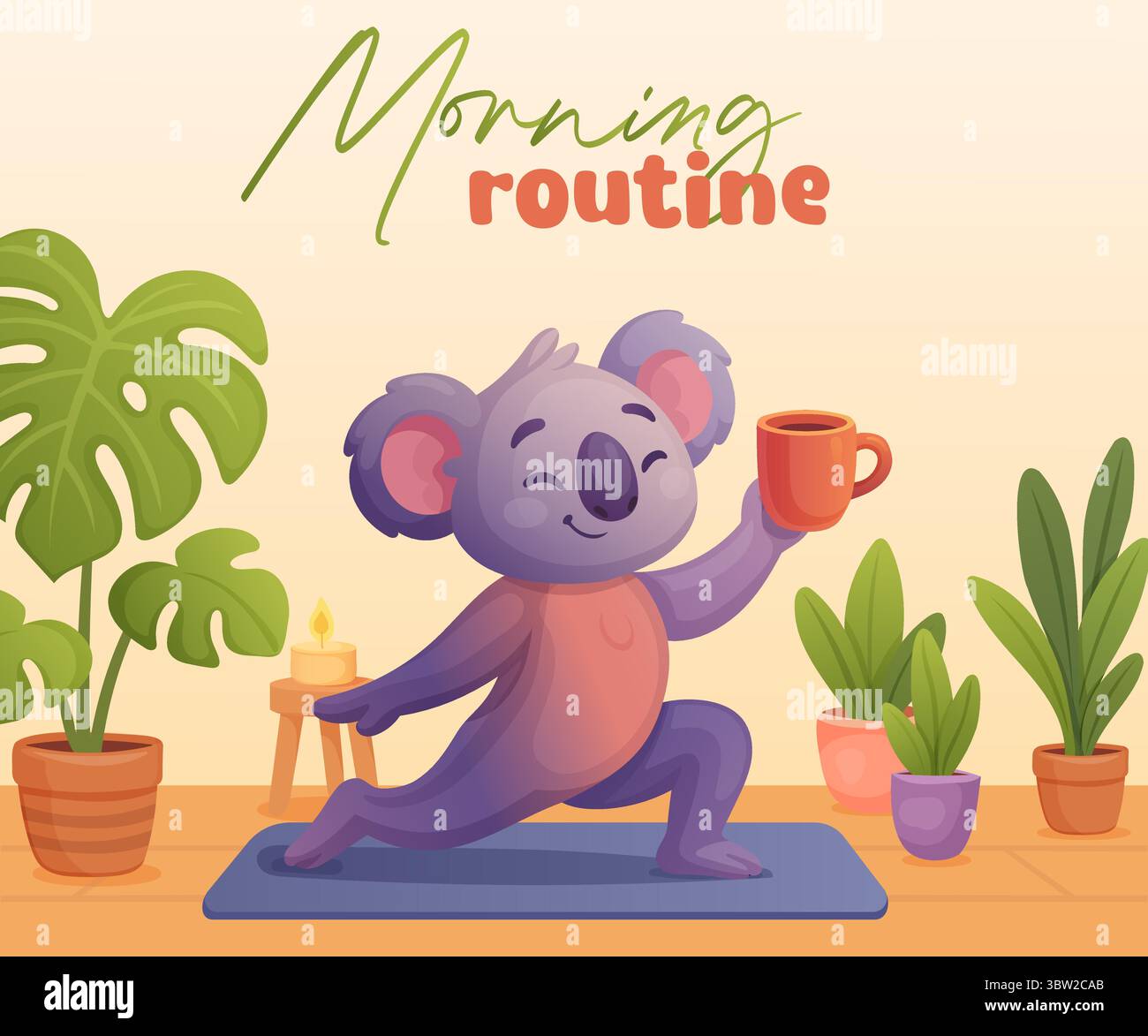 Yoga drink Stock Vector Images - Alamy