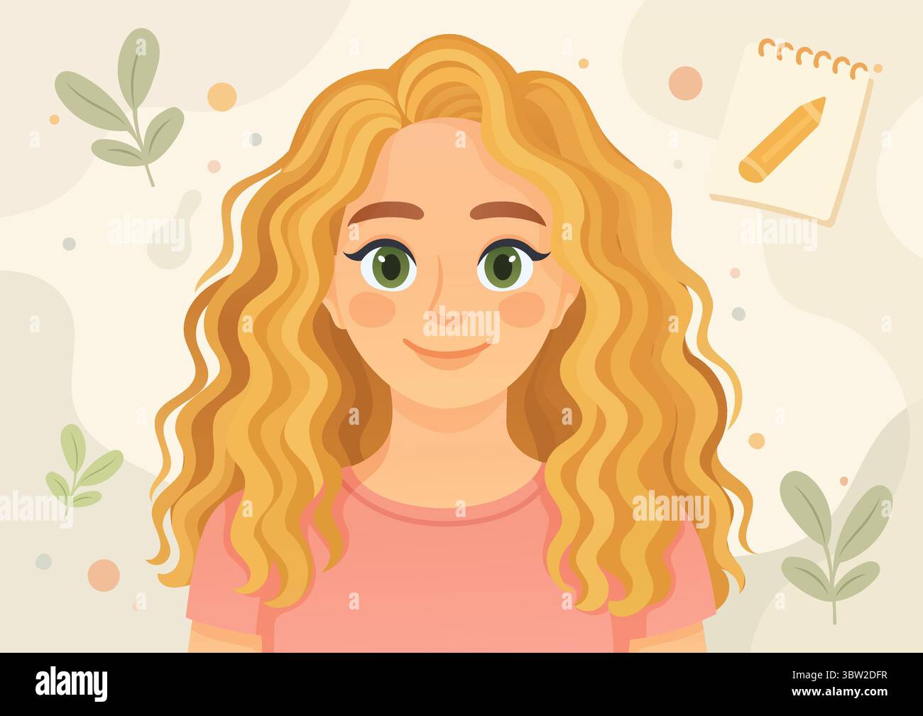 Vector avatar woman hi-res stock photography and images - Alamy